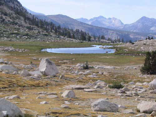 Pictures of Lake Edison to Silver Pass in the western sierras, California