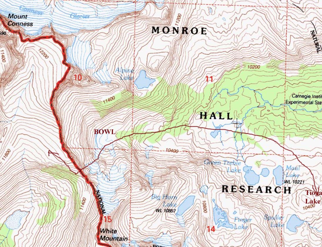 Yosemite: Mt Conness